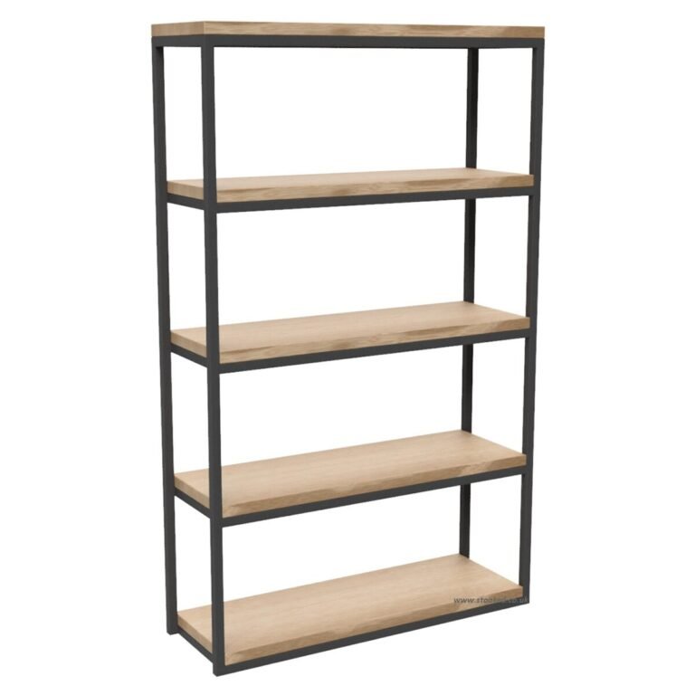 Metal Shelving Unit - Custom Made Black Metal Shelves