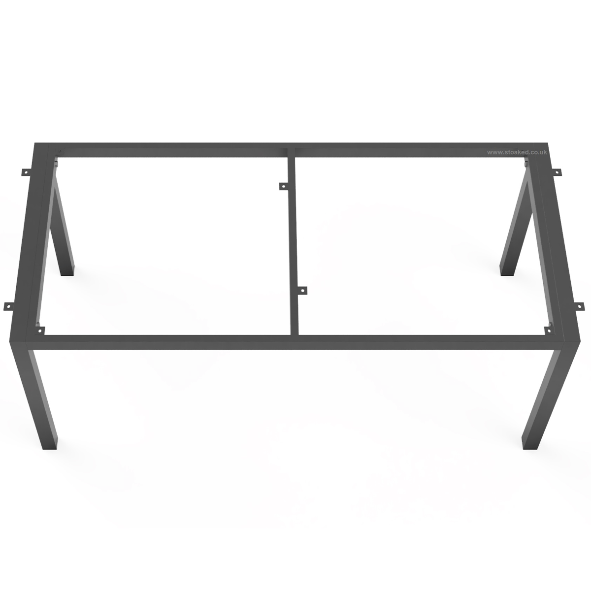 Aluminium Tamar Outdoor Table Legs With Top Support Frame - Stoaked