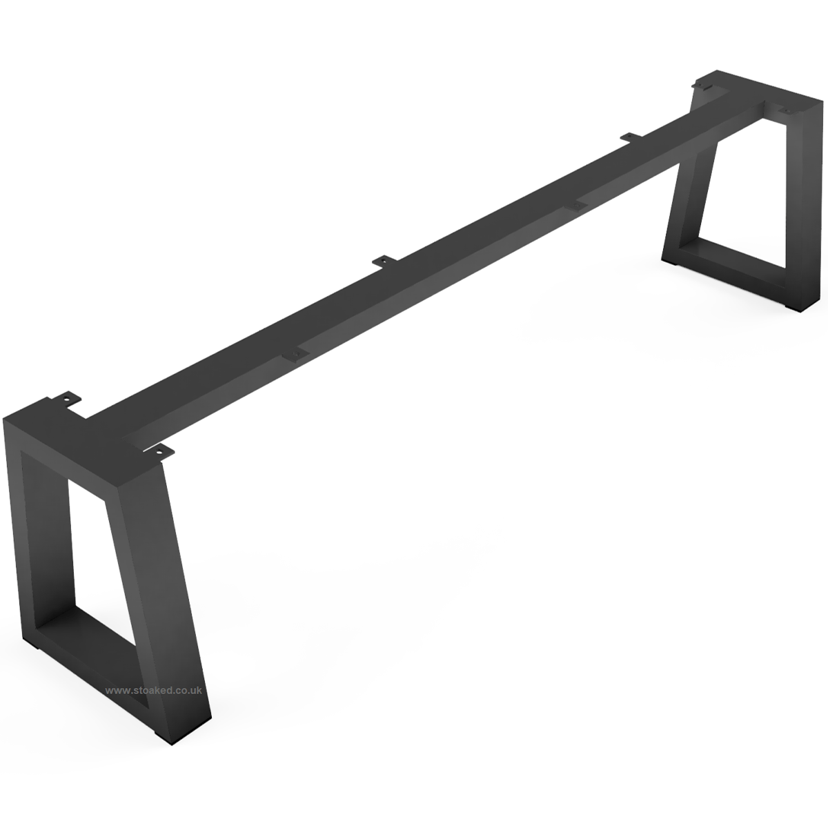 Aluminium Trapezium Shaped Outdoor Bench Legs With Top Support Bar ...