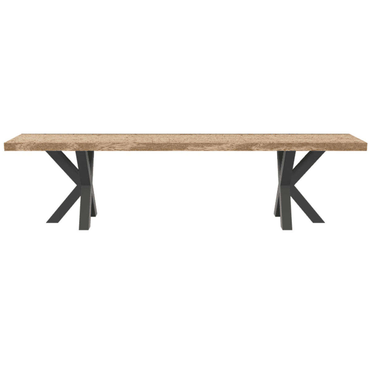 Haytor Bench Legs With Top Support Bar - Stoaked