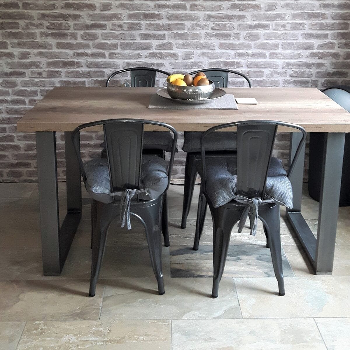 Pair Of Rectangle Shaped Dining Table Or Desk Legs - Stoaked