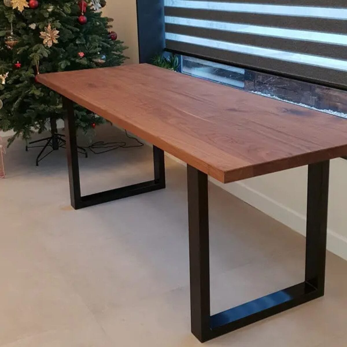 Rectangle Table Legs With Top Support Bar - Stoaked