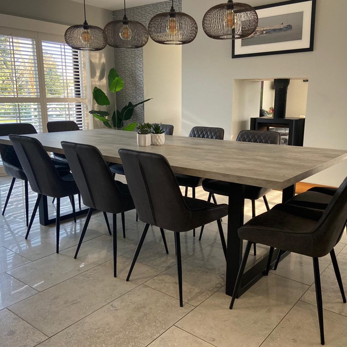 Rectangle Table Legs With Top Support Frame - Stoaked