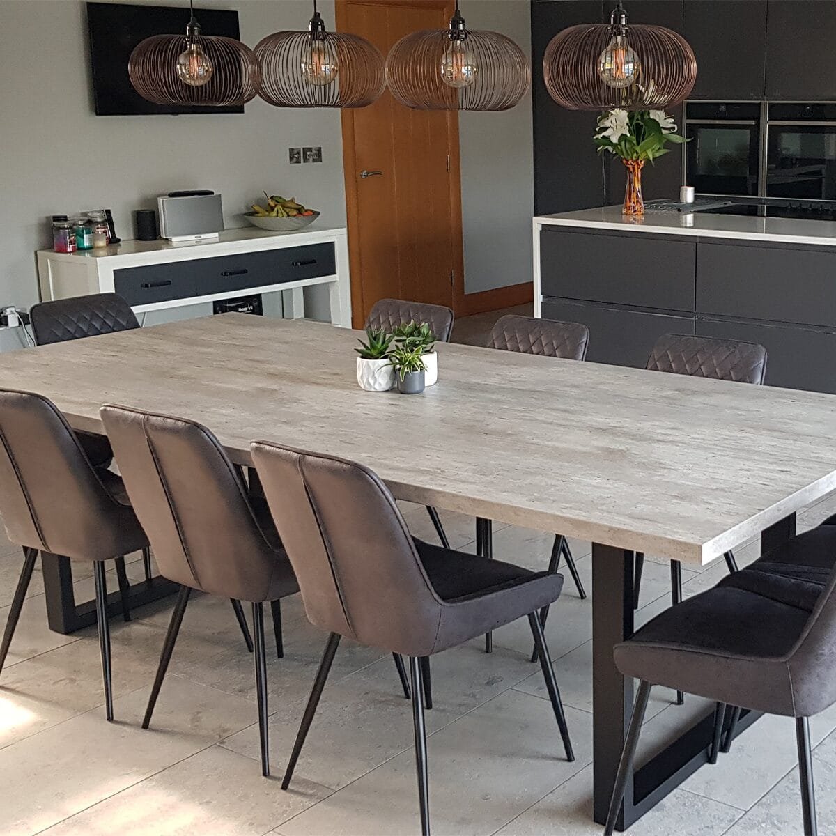 Rectangle Table Legs With Top Support Frame - Stoaked