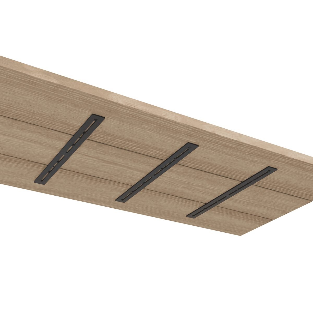 Steel Slotted Joining Plate For Wooden Plank Table Tops - Stoaked