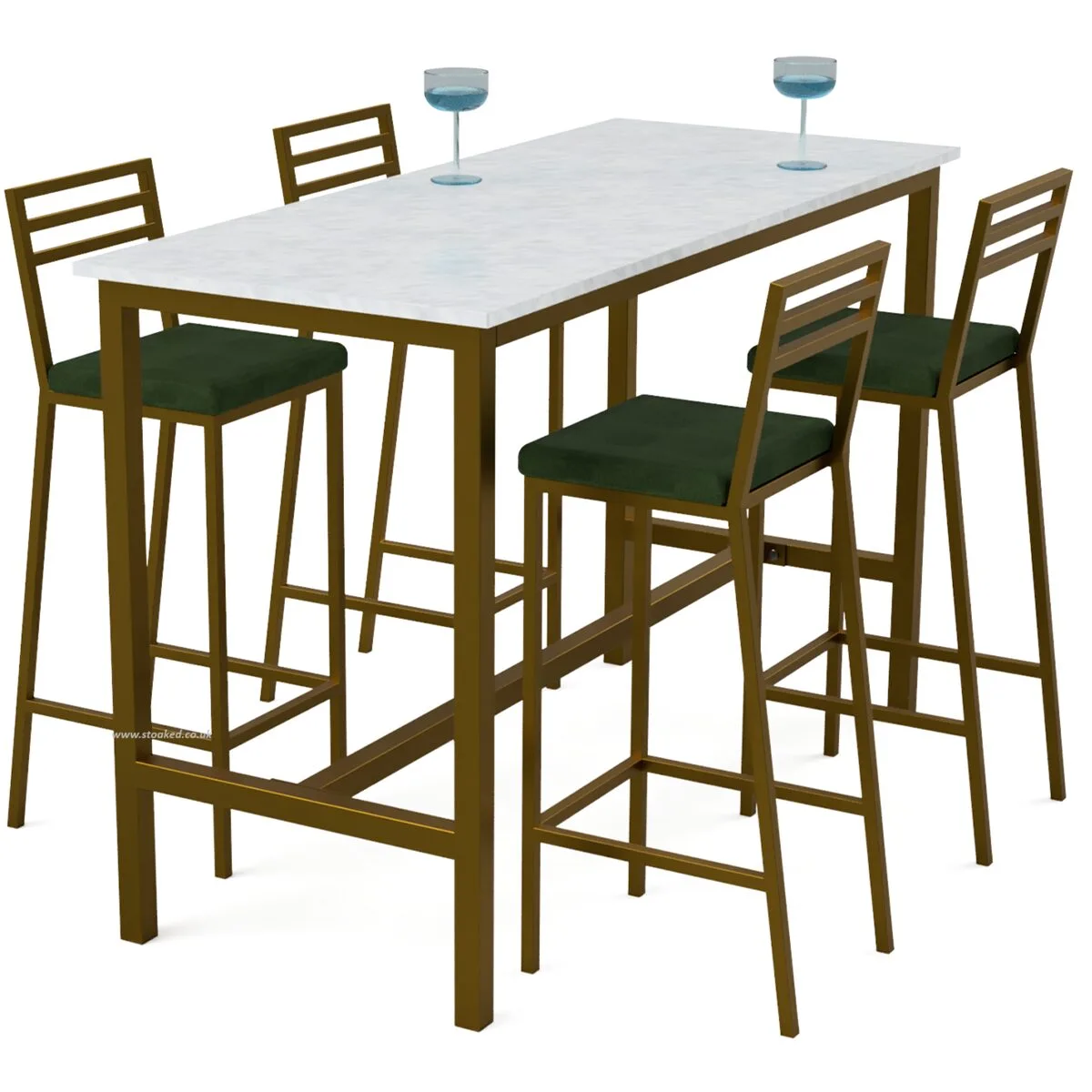 Hampton Breakfast Bar Table Base - Stoaked