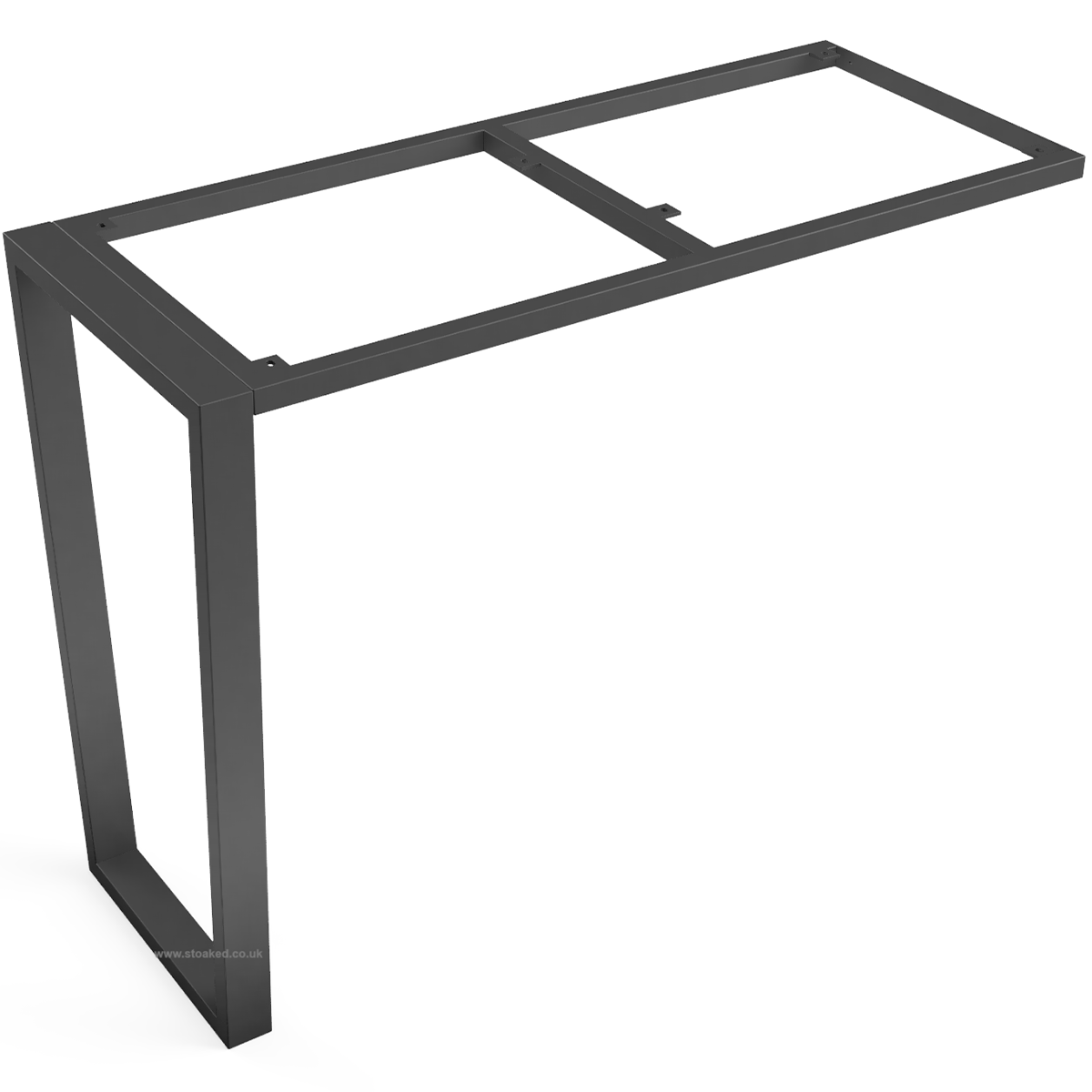 Trapezium Shaped Breakfast Bar Leg With Top Support Frame - Stoaked