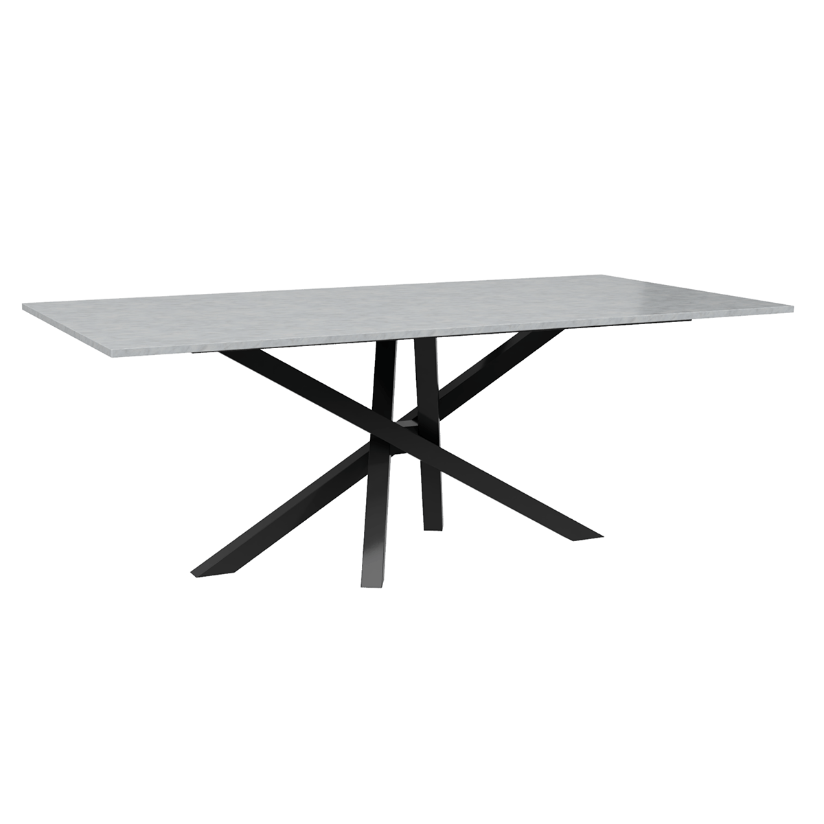 Woolacombe Rectangle Table Base For Stone Top - Stoaked