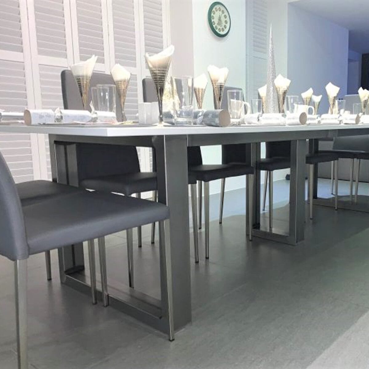 XL Rectangle Table Legs With Top Support Frame - Stoaked